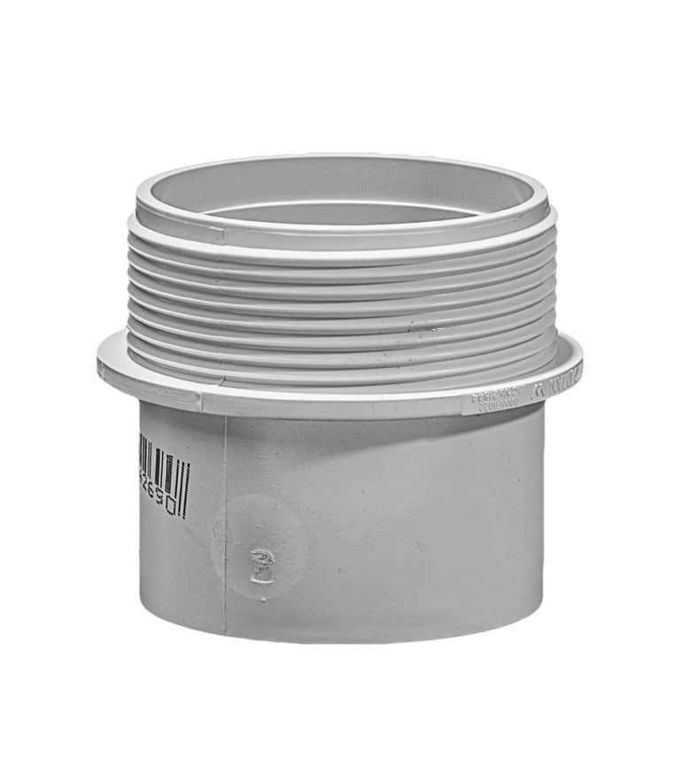 DWV PVC ADAPTOR MALE - 50mm, MALE IRON - Holman Plumbing