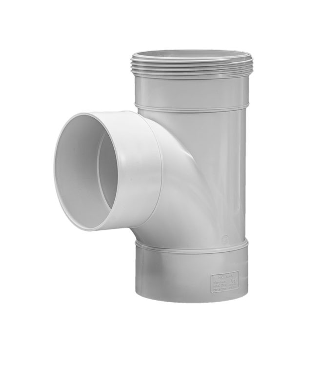 DWV PVC JUNCTION THREADED - 100mm, 88º - Holman Plumbing