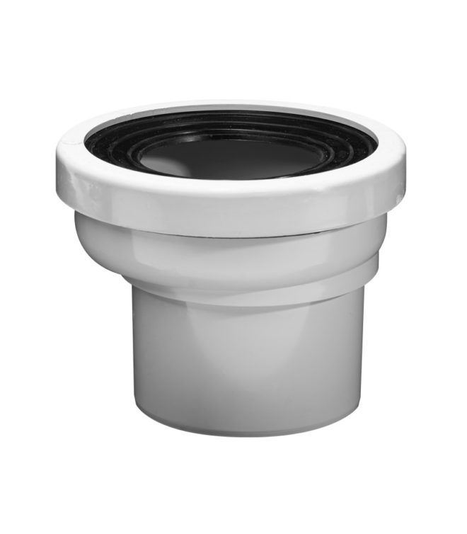 DWV PVC PAN COLLAR - 100mm, M&F, ADJ - Holman Plumbing