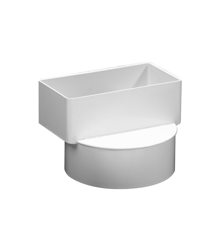 STORM PVC ADAPTOR DOWNPIPE - 100X75X100mm, SOCKETED - Holman Plumbing