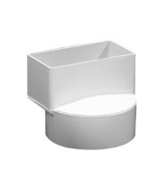 STORM PVC ADAPTOR DOWNPIPE - 150×150×100mm, SOCKETED - Holman Plumbing