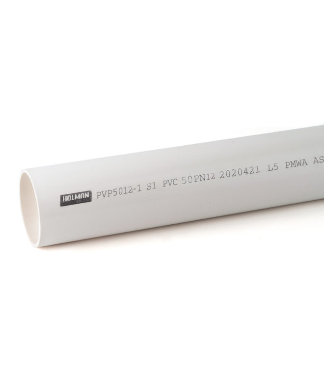 PVC PRESSURE PIPE - 50mm - Holman Plumbing