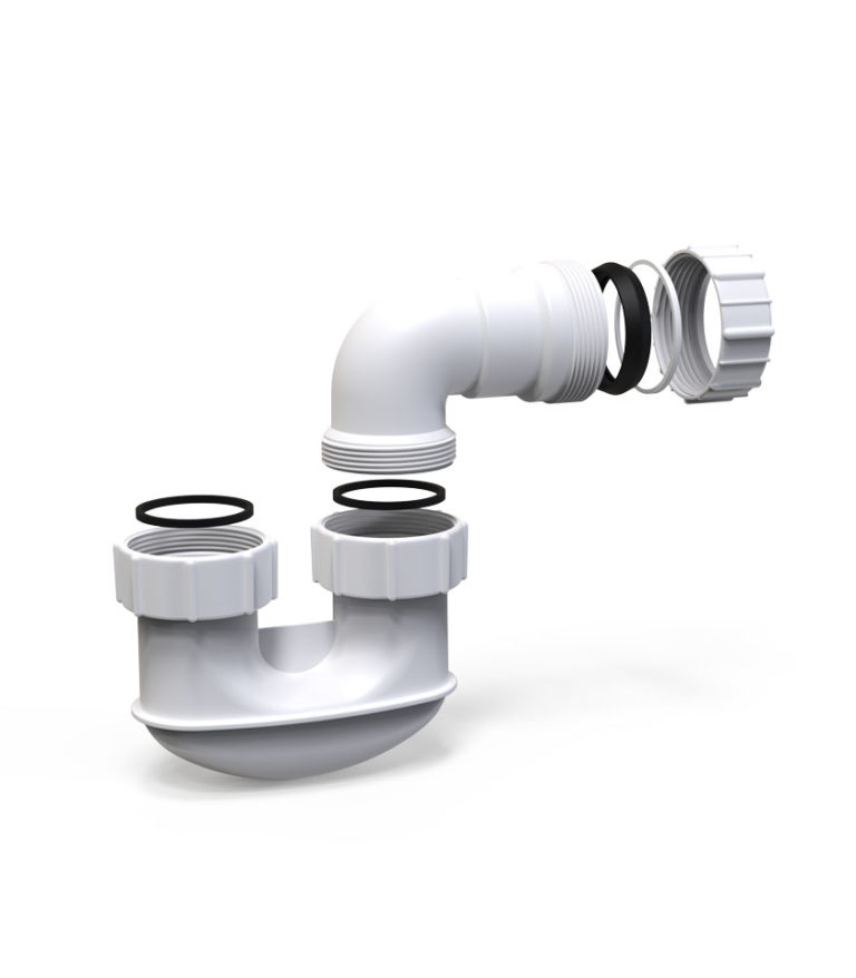 SHORT P TRAP - 50mm - Holman Plumbing