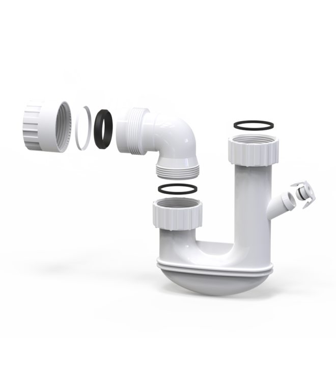 STANDARD P TRAP - 40mm - Holman Plumbing