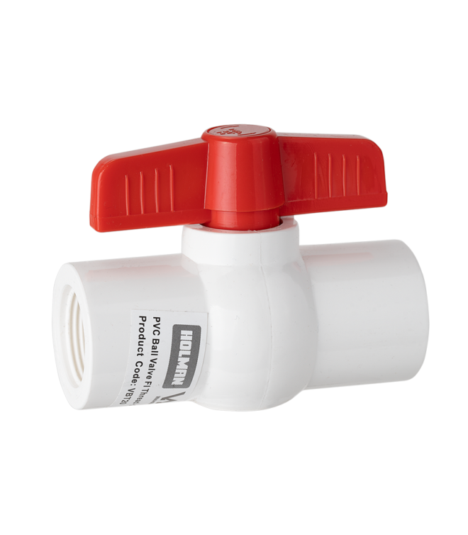 PVC BALL VALVE THREADED - 20mm - Holman Plumbing