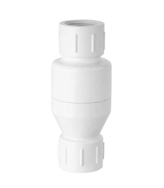 PVC IN-LINE SPRING CHECK VALVE - 25mm, FEMALE - Holman Plumbing