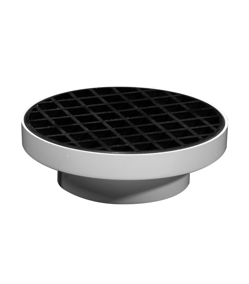 STORM ABS FINISHING COLLAR - 90/100mm, W/GRATE - Holman Plumbing