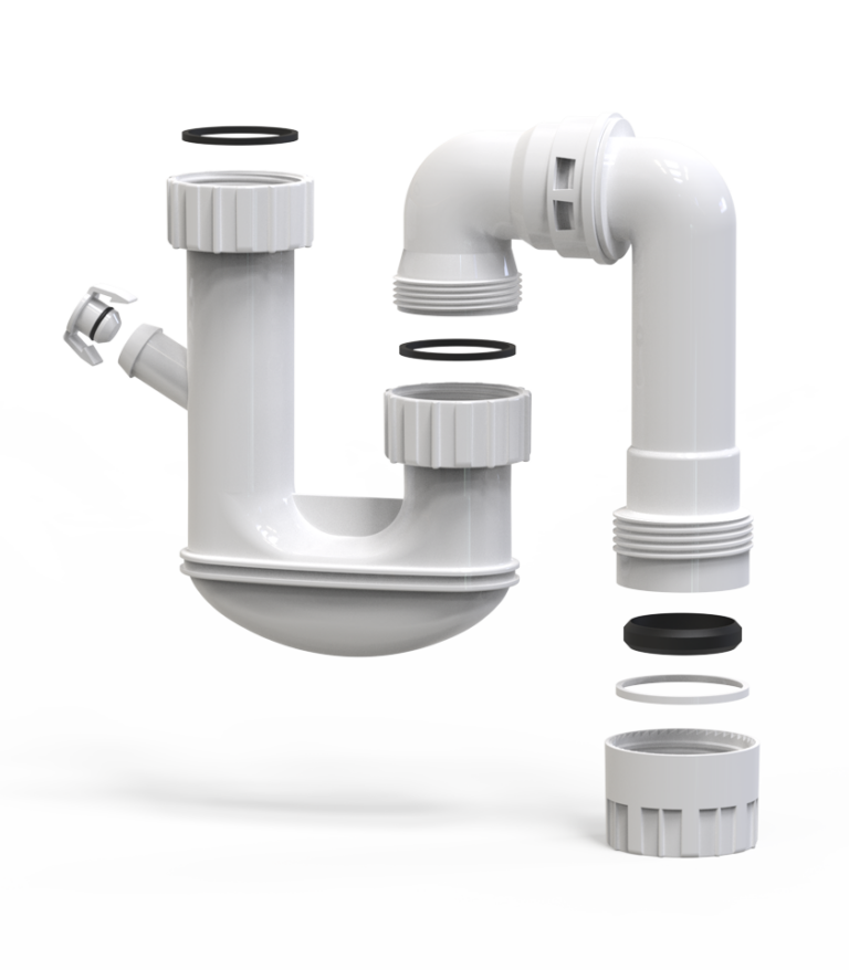 Series 2 Combination S&P Trap with Nipple - 40mm - Holman Plumbing