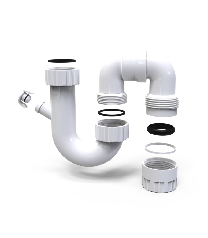 50mm Short Combination S&P Trap - Holman Plumbing