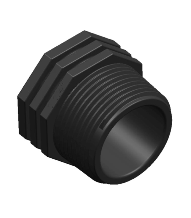 Poly Threaded Plug 40mm - Holman Plumbing