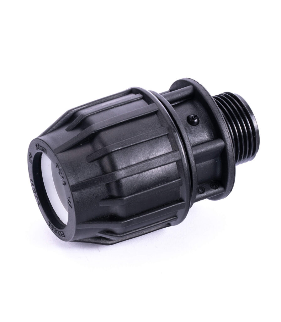 Poly Compression Male Adaptor 63mm x 2" - Holman Plumbing