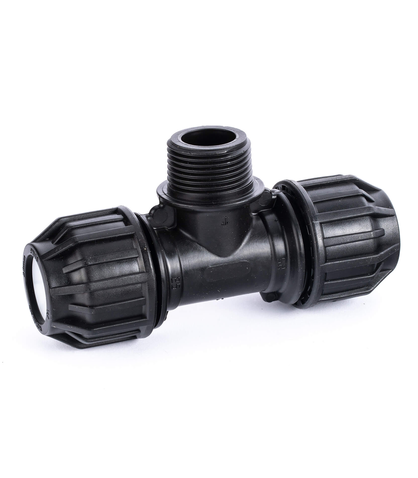 Poly Compression Male Tee 25mm x 1" - Holman Plumbing