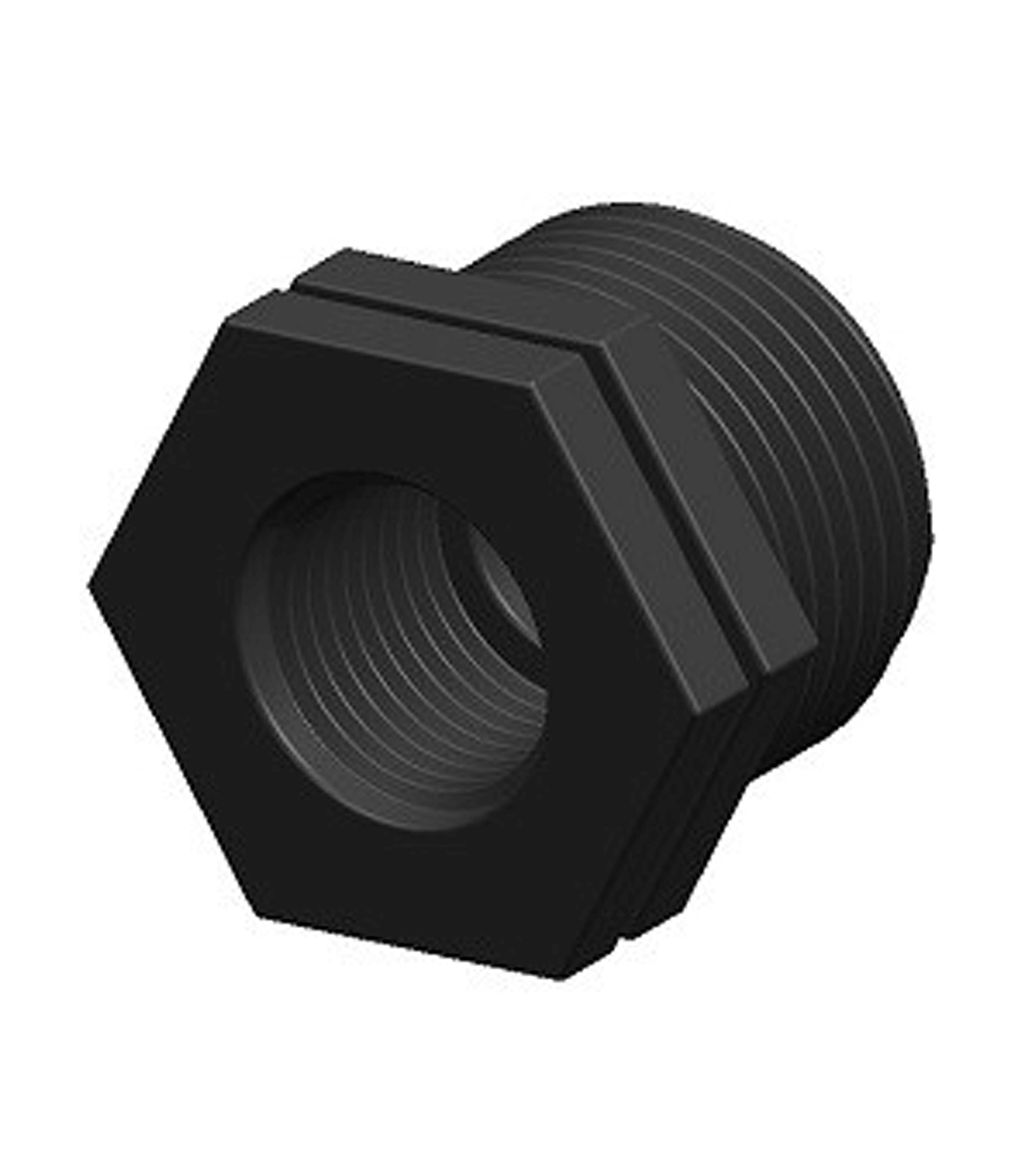 Poly Threaded Reducing Bush 50mm x 32mm - Holman Plumbing