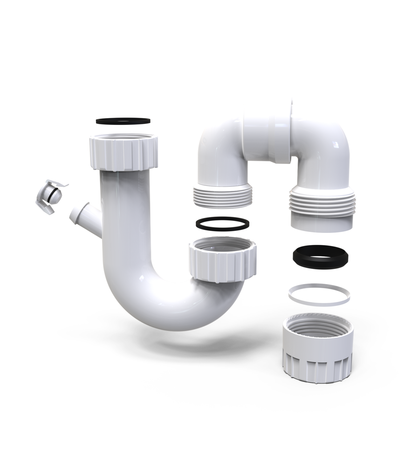 Series 2 Combination S&P Trap with Nipple - 40mm - Holman Plumbing