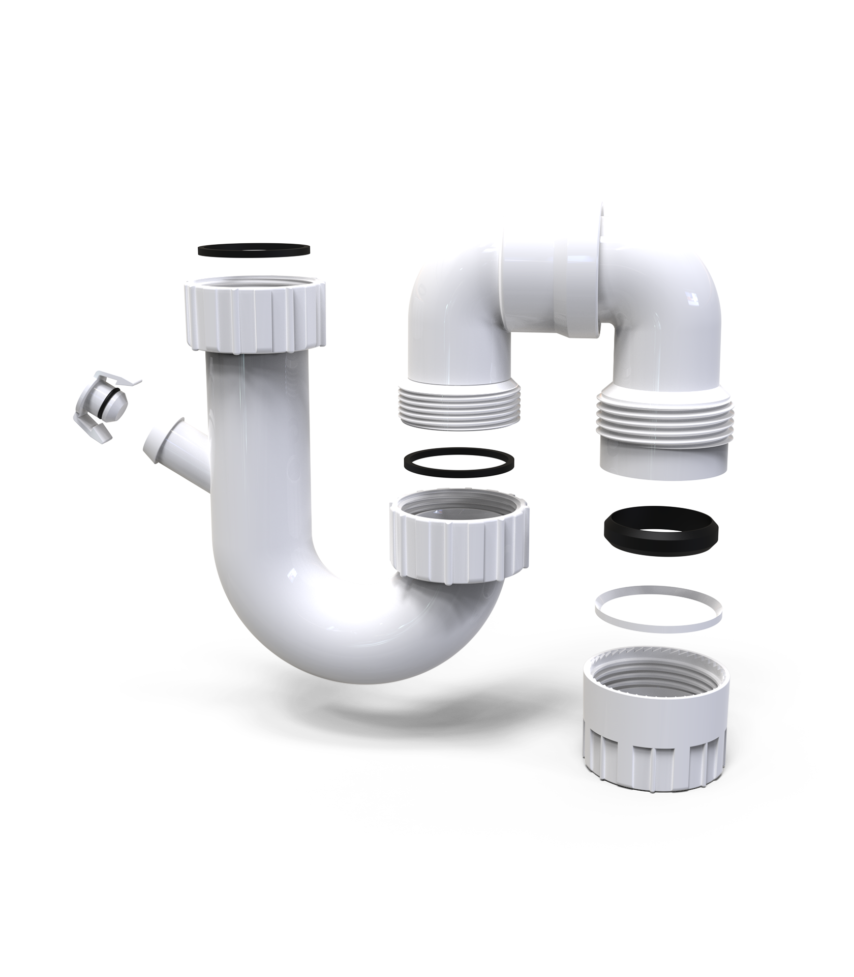 Series 2 Combination S&P Trap with Nipple - 40mm - Holman Plumbing