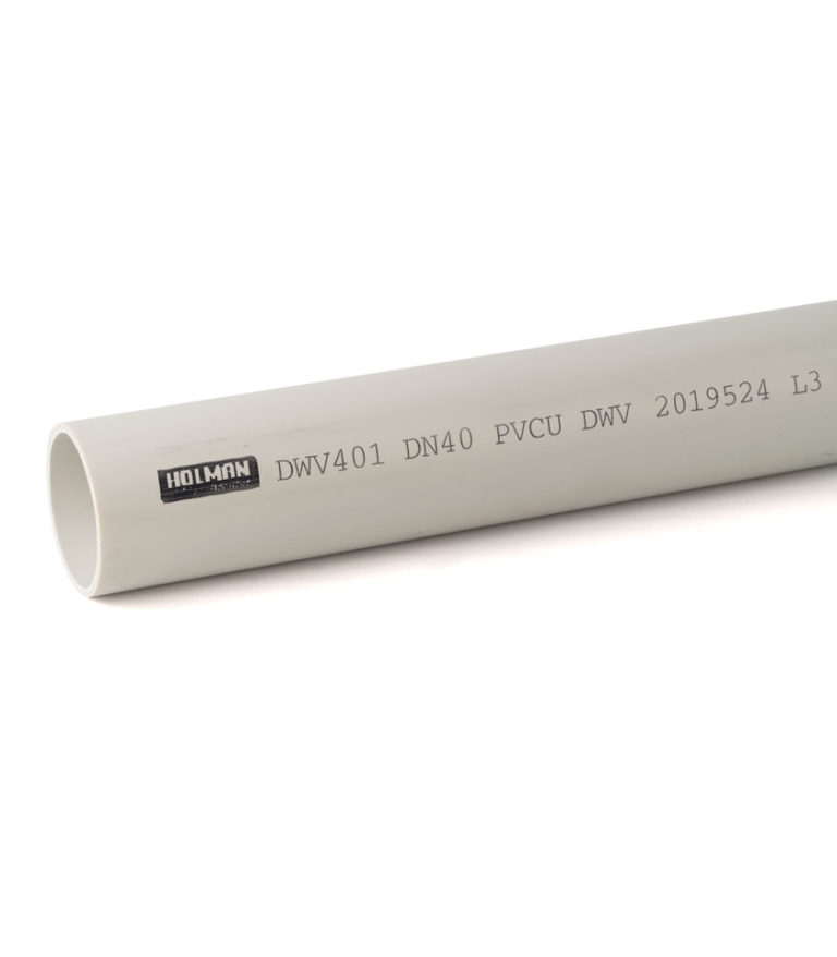 DWV PVC PIPE - 40mm X 1M - Holman Plumbing