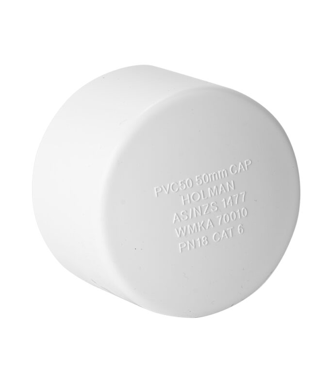 PVC PRESSURE CAP - 80mm - Holman Plumbing