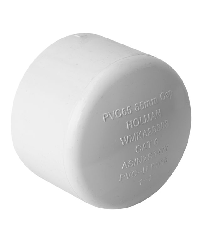 PVC PRESSURE CAP - 100mm - Holman Plumbing