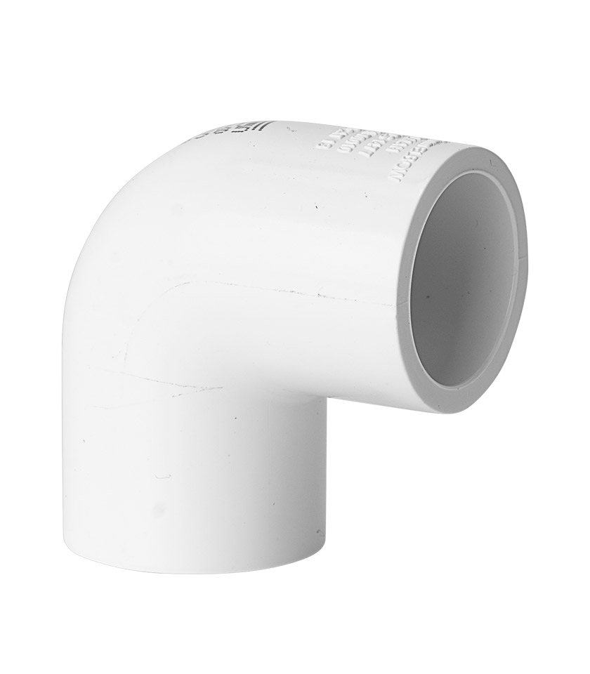 PVC PRESSURE ELBOW - 15mm, 90º - Holman Plumbing