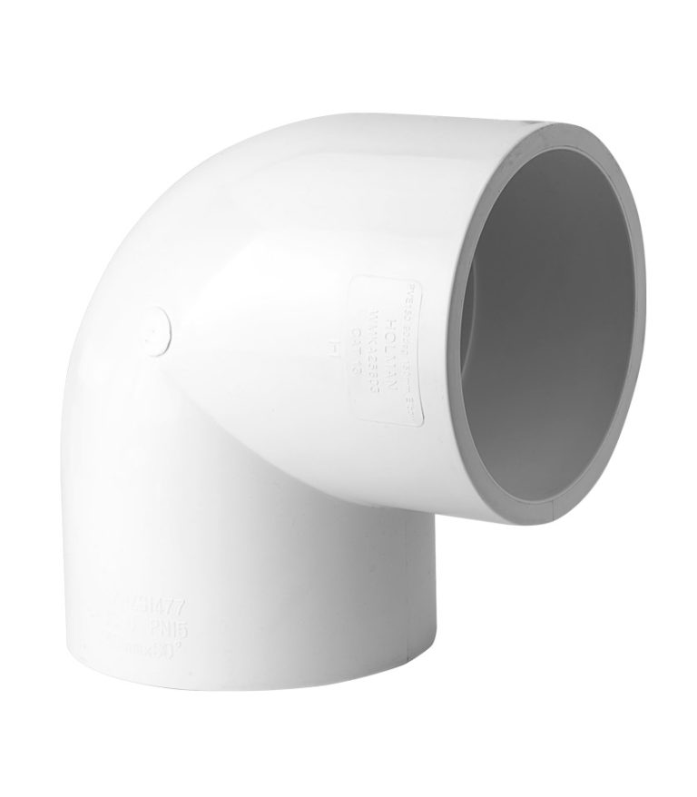 PVC PRESSURE ELBOW - 150mm, 90º - Holman Plumbing