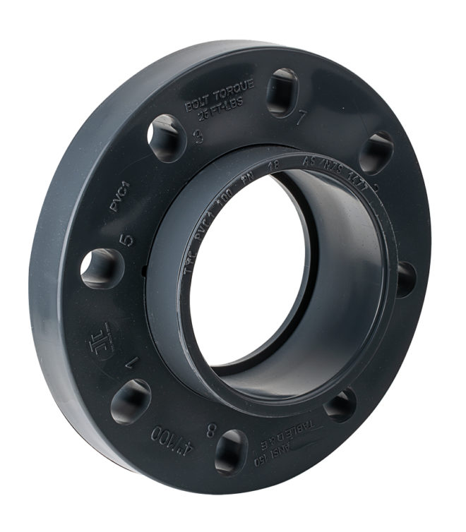 PVC PRESSURE VAN STONE FLANGE - 150mm - Holman Plumbing
