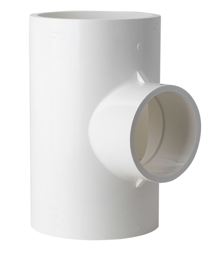 PVC PRESSURE REDUCING TEE - 100X50mm - Holman Plumbing