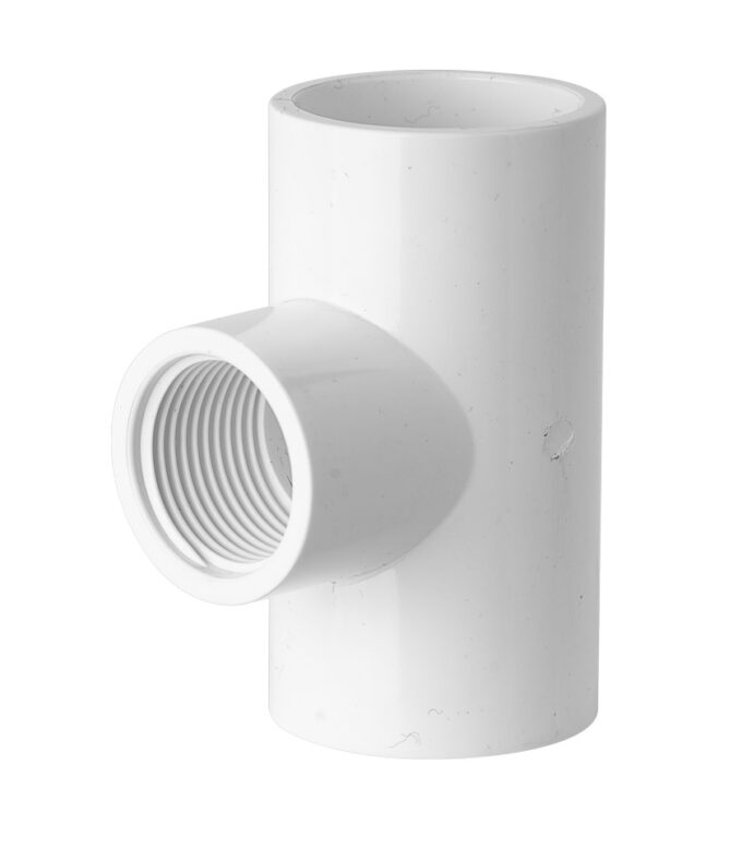 PVC PRESSURE FAUCET TEE - 50mm X 1" - Holman Plumbing