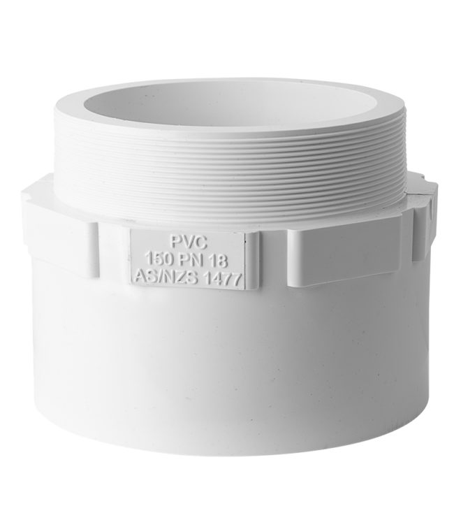PVC PRESSURE VALVE SOCKET - 150mm X 6" - Holman Plumbing
